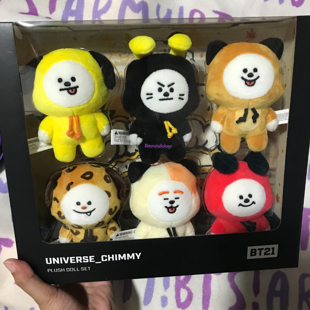 Onhand BT21 Universe Limited Edition Plush Doll Set Chimmy, Hobbies & Toys, Memorabilia ...