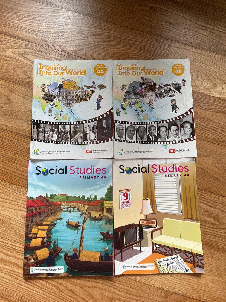 P4 social studies textbooks 4A 4B Marshall cavendish & Star Publishing ...