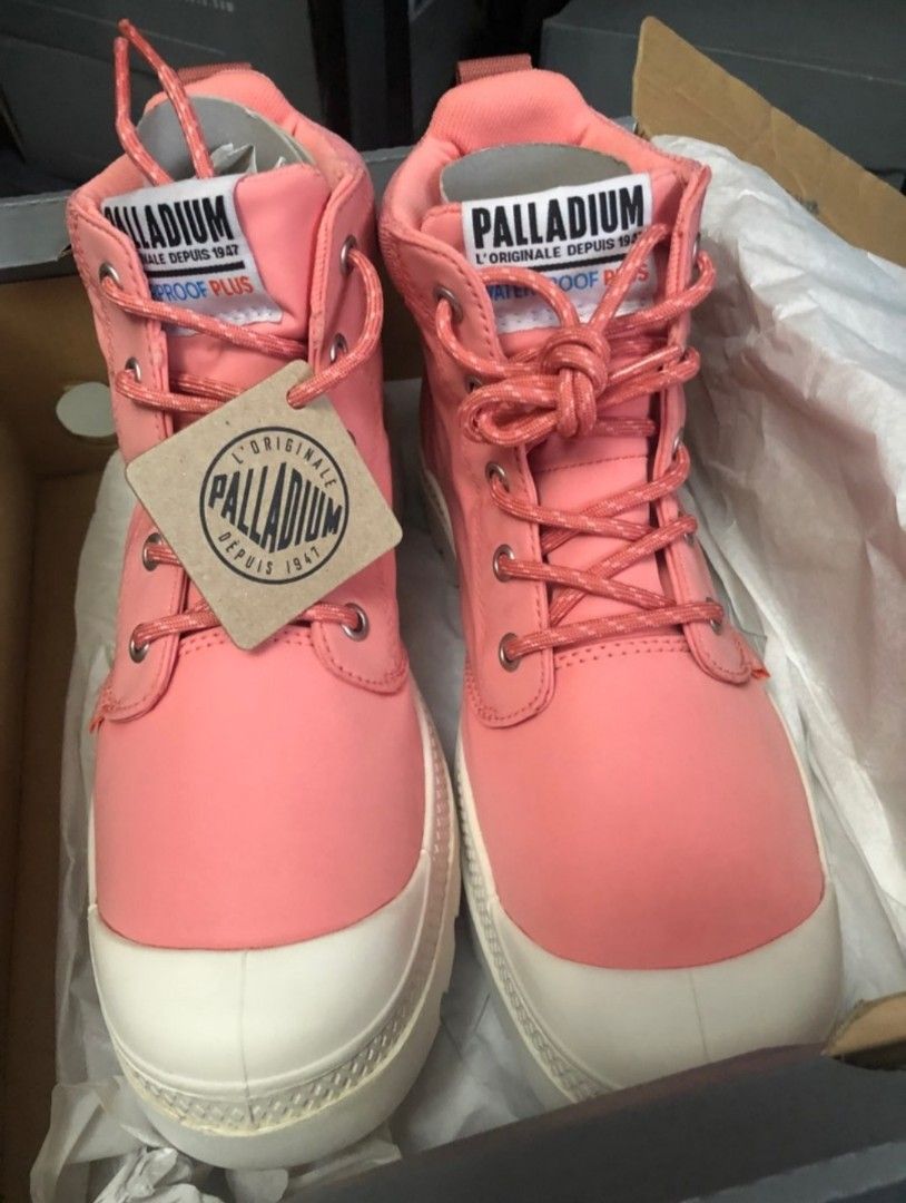 Palladium Pampa Lite Puddle Waterproof Plus in Burnt Coral, Women's ...