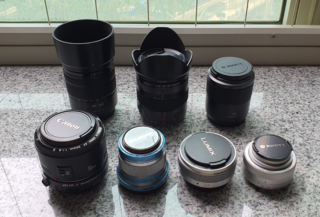 Panasonic MFT Lens Package, Photography, Cameras on Carousell