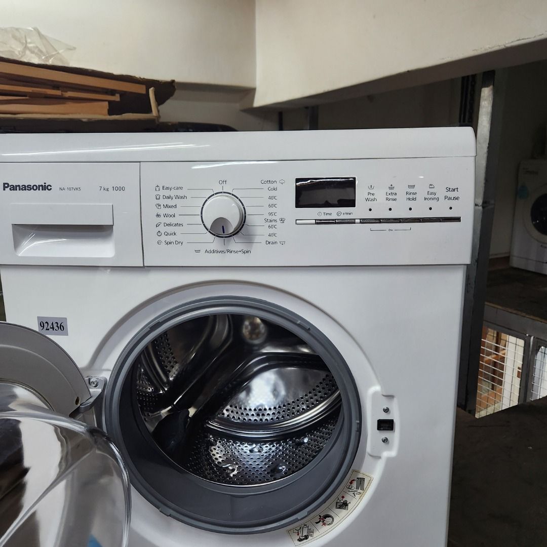 PANASONIC Washer 7kg NA-107VK5, TV & Home Appliances, Washing Machines and Dryers on Carousell