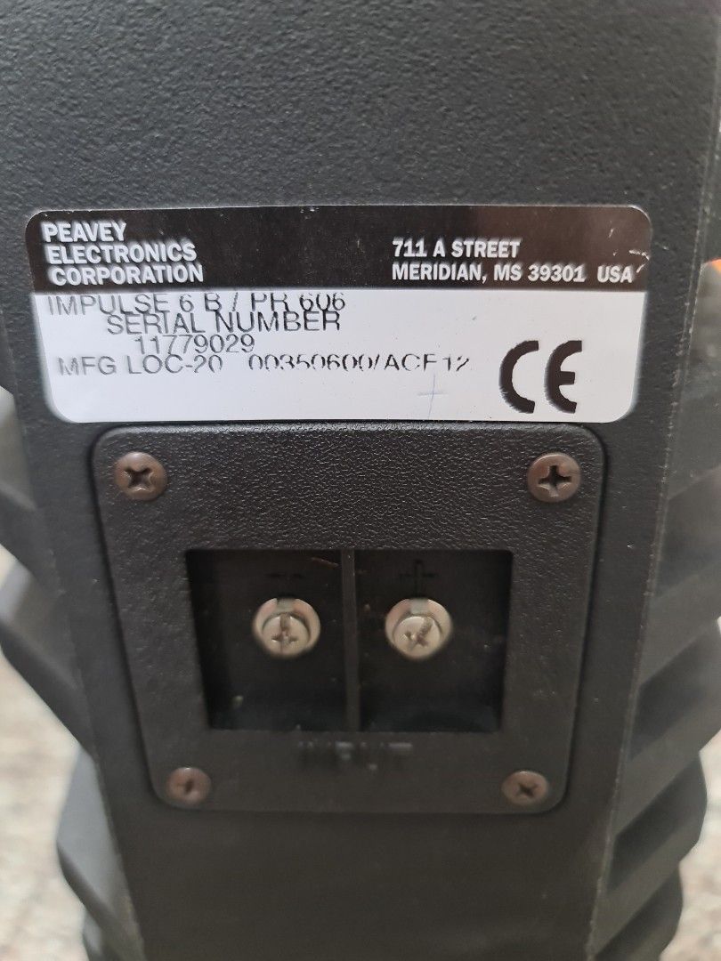 Peavey Impulse 6 Pro DJ /PA monitor speakers, Audio, Soundbars ...