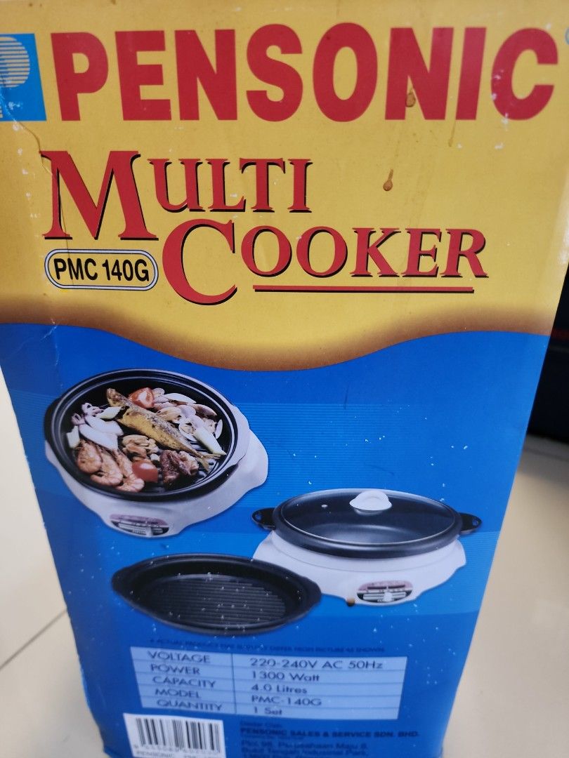 Pensonic Multi Cooker 4ltr, TV & Home Appliances, Kitchen Appliances ...