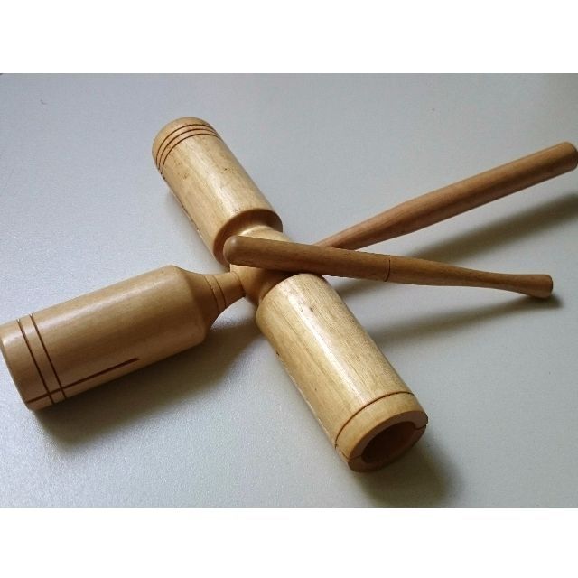 Percussion Instruments - Wooden blocks with varying tones, Guiro effect ...
