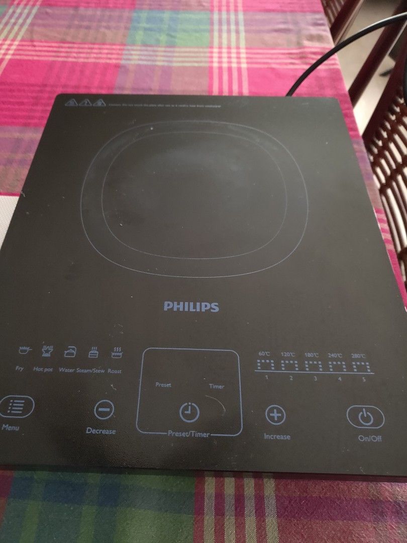 Philip Induction cooker, TV & Home Appliances, Kitchen Appliances ...