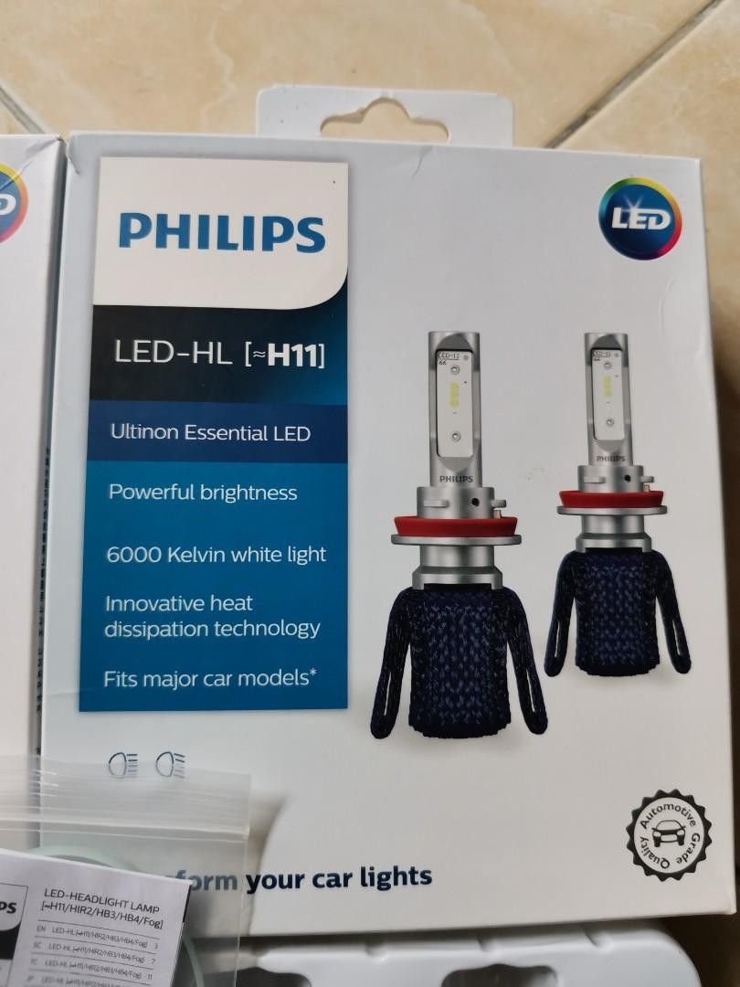 Philips Ultinon Essential LED - 6000Kelvin (H11), Auto Accessories on ...