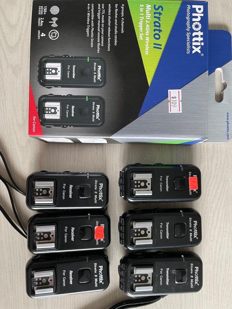 Phottix Strato II Multi 2.4GHz Wireless 5 in 1 Trigger, Photography ...