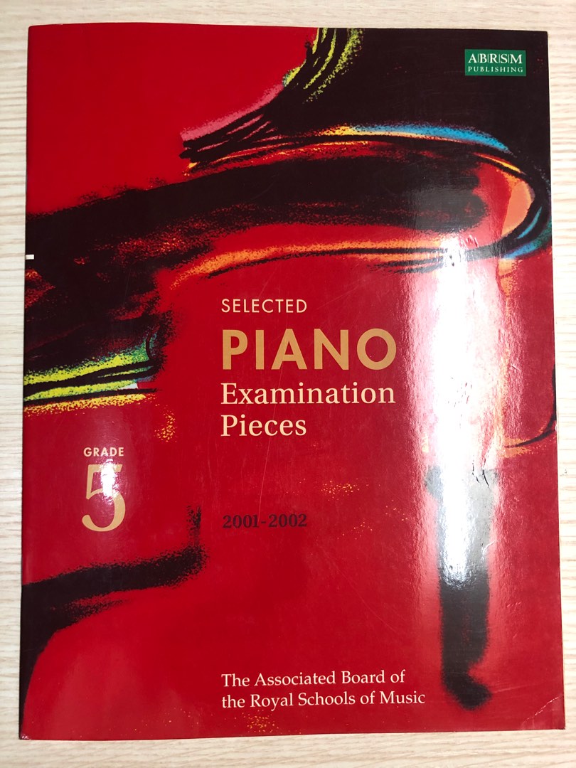 Piano book (exam Grade 5), 興趣及遊戲, 書本 & 文具, 教科書 - Carousell