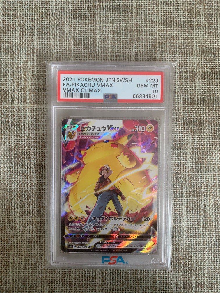 Pikachu Vmax Csr vmax climax PSA 10, Hobbies & Toys, Toys & Games on ...