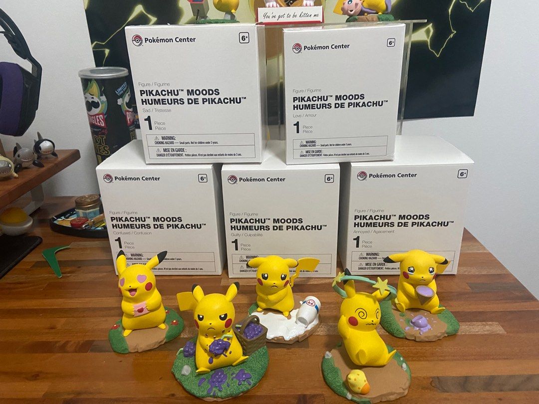 POKEMON CENTER: PIKACHU MOODS, Hobbies & Toys, Toys & Games on Carousell