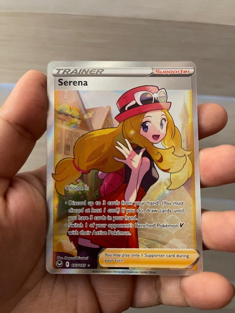 Pokemon Silver Tempest Serena Full Art, Hobbies & Toys, Toys & Games on ...