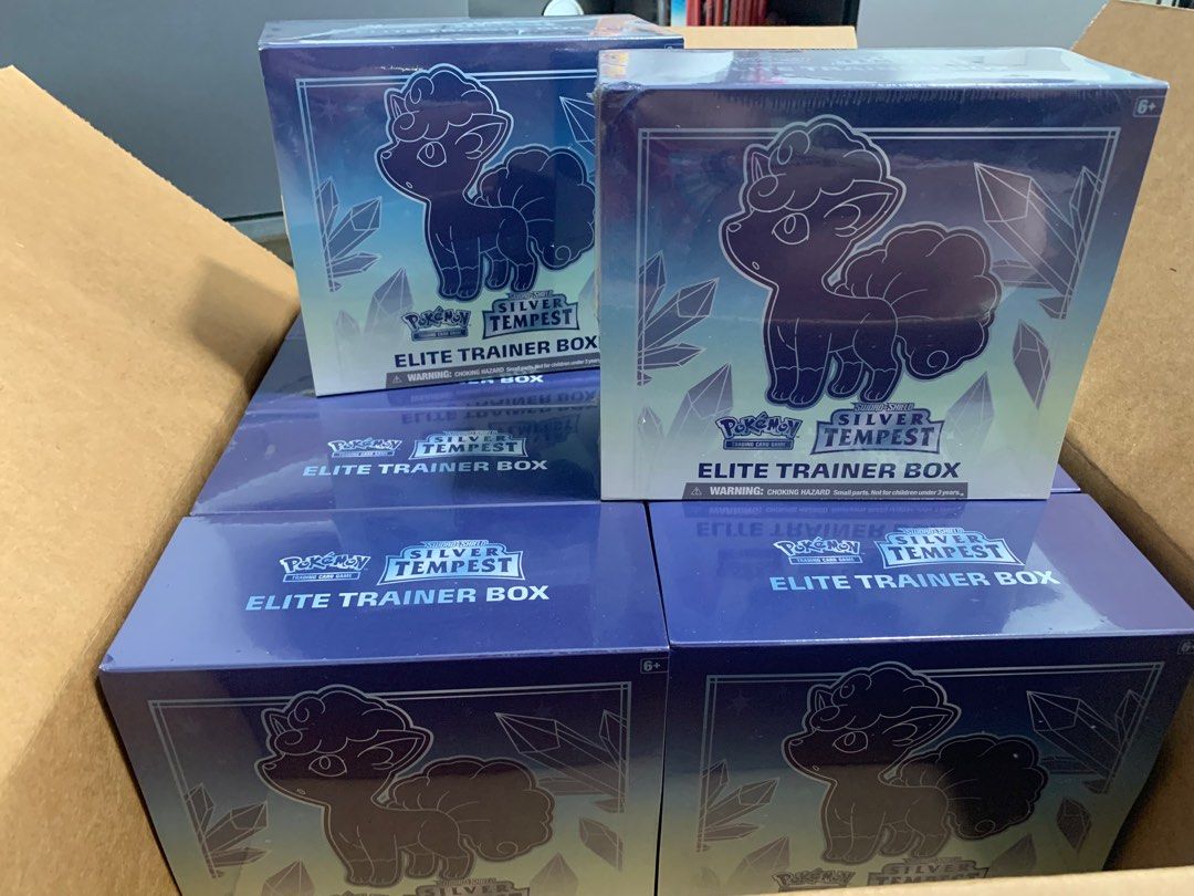 Pokemon TCG Silver Tempest ETB (from sealed case), Hobbies & Toys, Toys ...