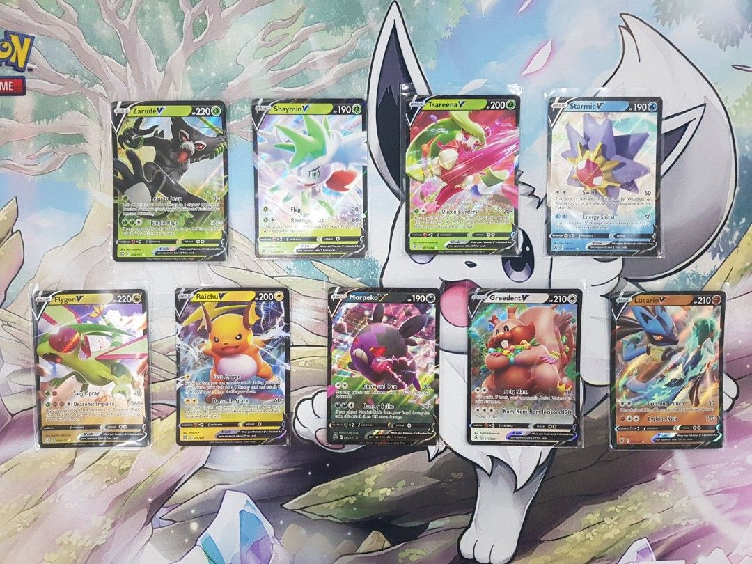 Pokemon TCG Full Arts V Cards, Hobbies & Toys, Toys & Games on Carousell