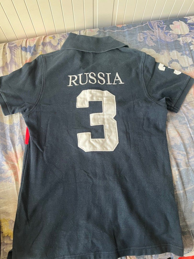 Polo Ralph ‘Russia’ Polo T, Men's Fashion, Tops & Sets, Tshirts & Polo ...