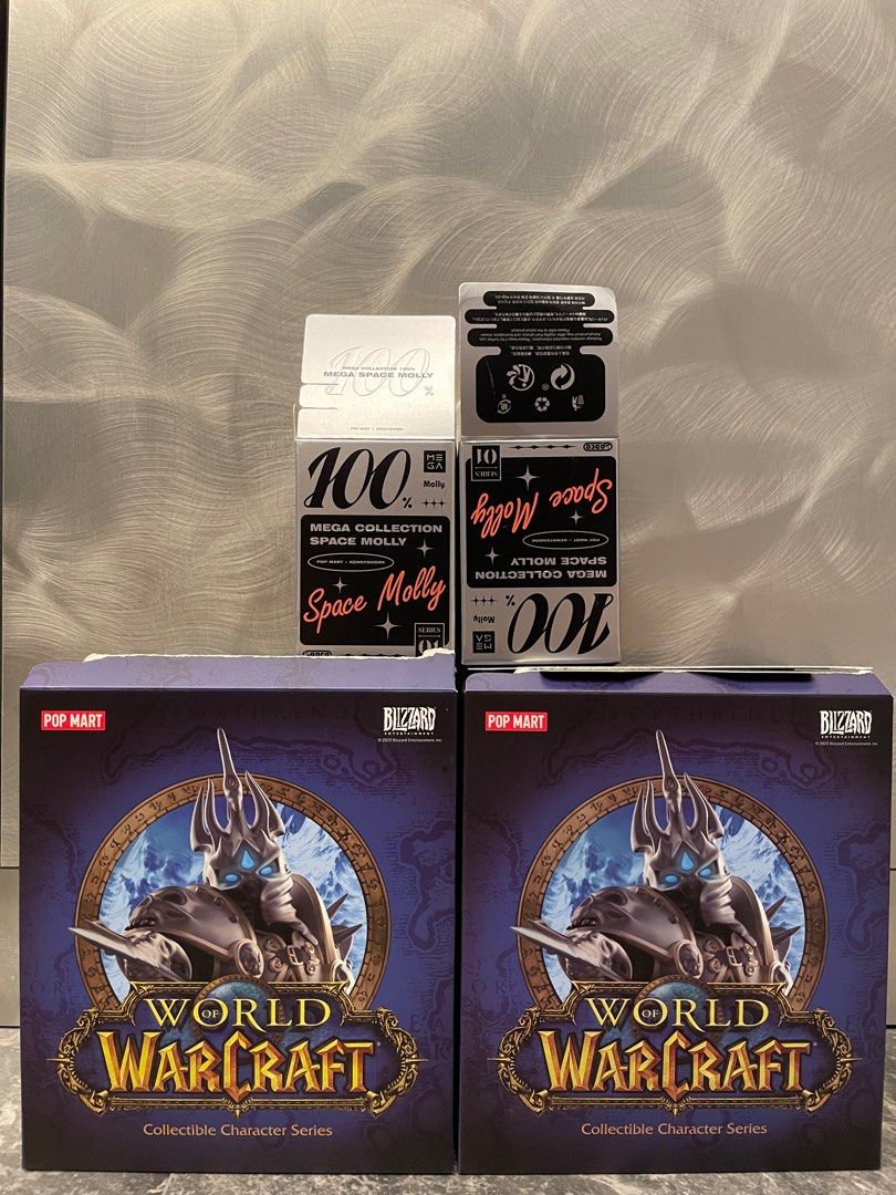 POPMART - World of Warcraft & Space Molly 100% - Kael, Varian Wrynn ...