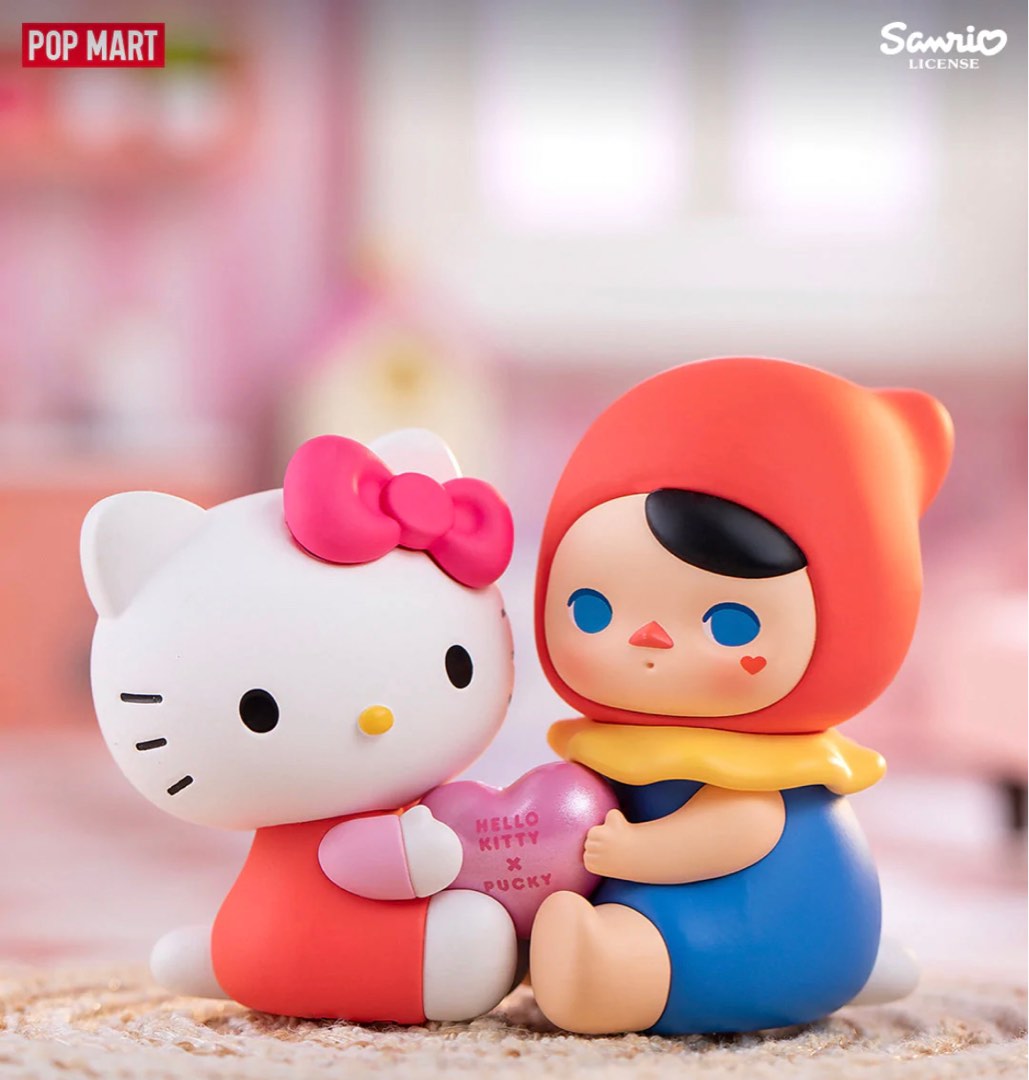 Popmart Pucky x Sanrio Hello Kitty Hug (Secret), Hobbies & Toys, Toys ...