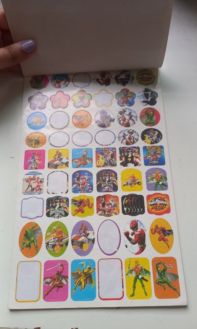 Power Rangers Sticker Pack, Hobbies & Toys, Stationery & Craft, Craft ...