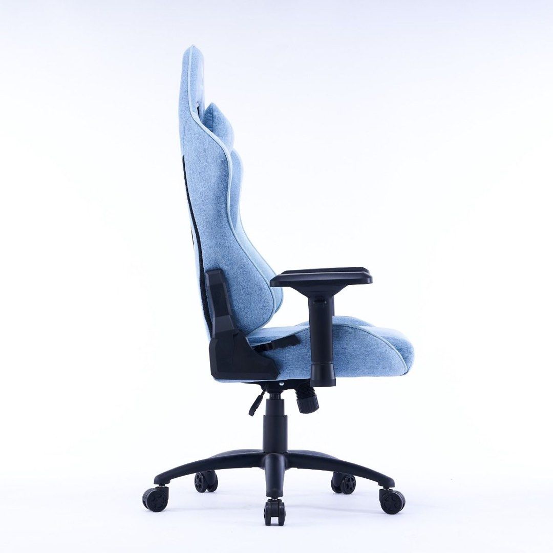 Predator Gaming chair Fabric (Blue or Grey), Furniture & Home Living ...