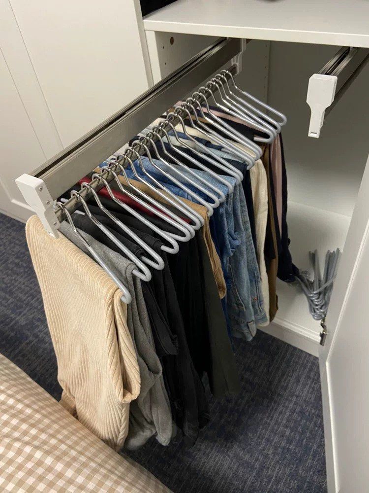 pull-out rack stainless steel x4, Furniture & Home Living, Home ...