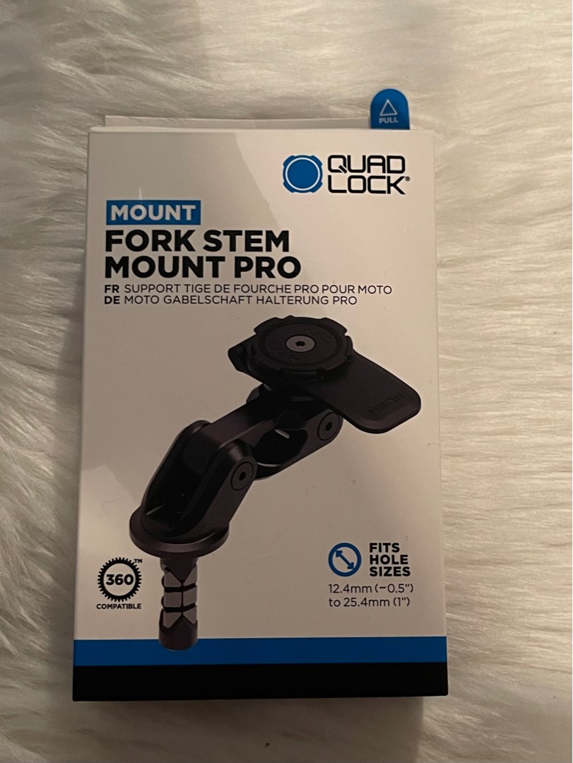 Quadlock Fork Stem Mount Pro, Motorcycles, Motorcycle Accessories on ...