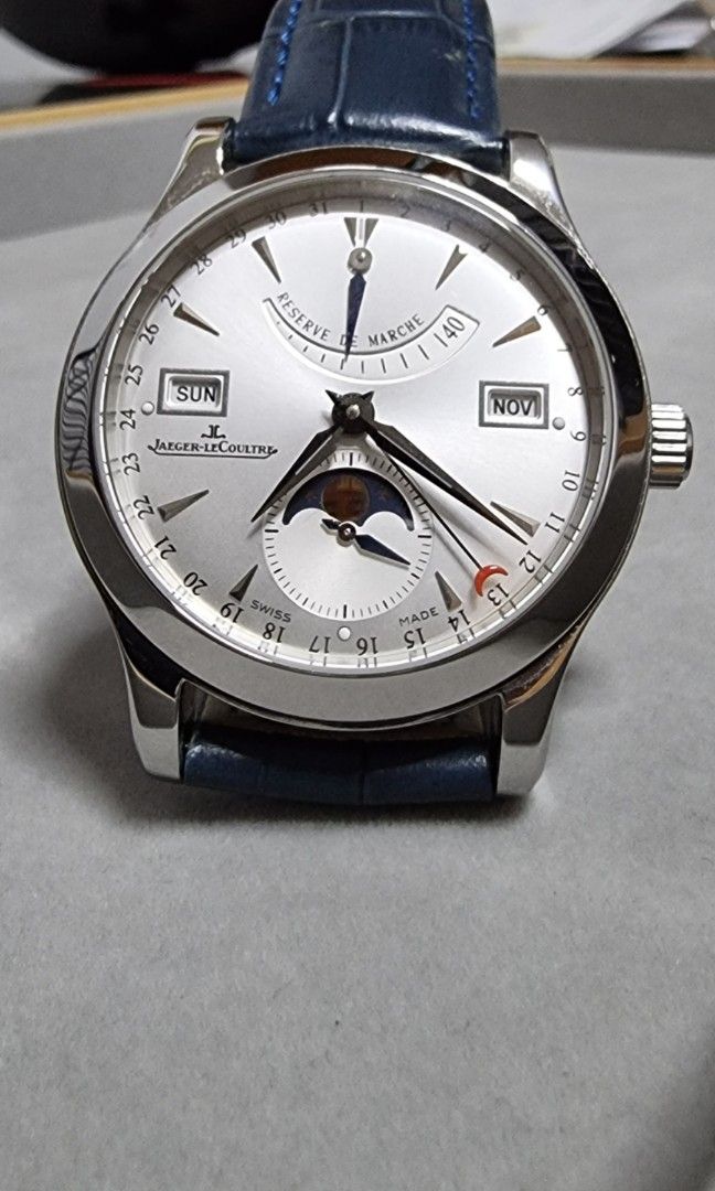 [RARE] Pristine JLC Master Control Reserve De Marche Moonphase Calendar ...