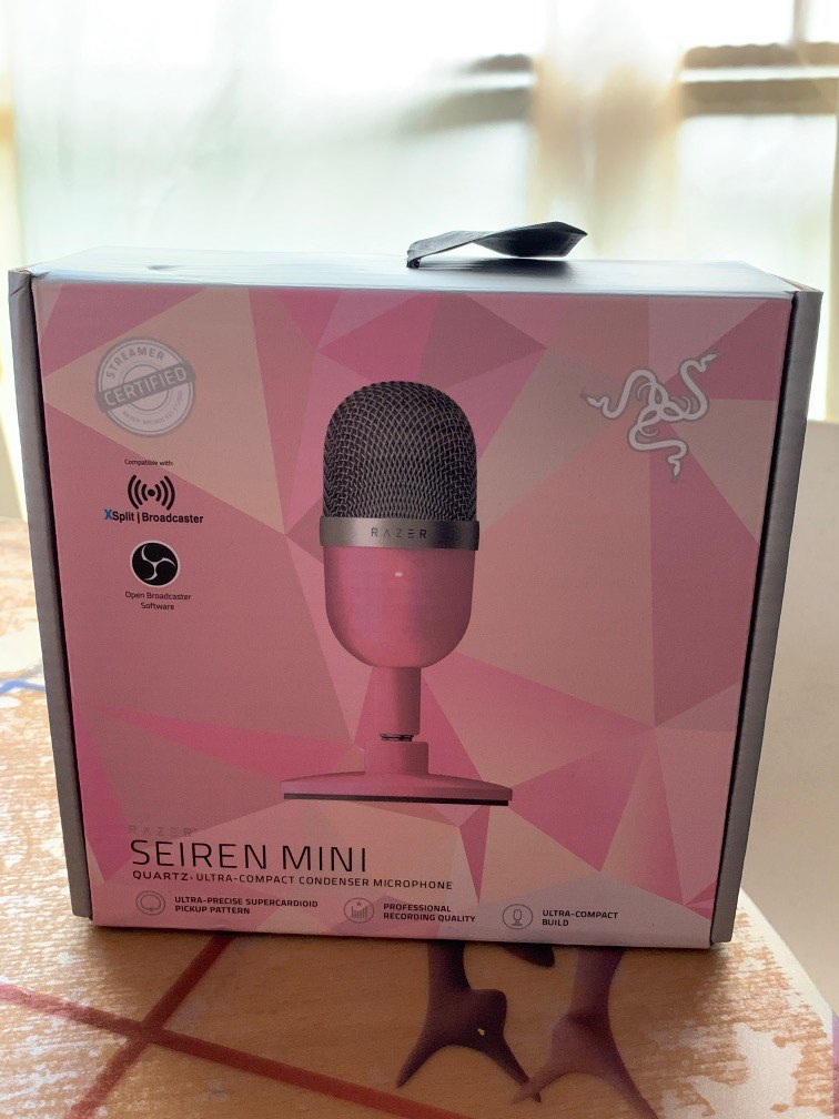 razer seiren mini(pink), Audio, Microphones on Carousell