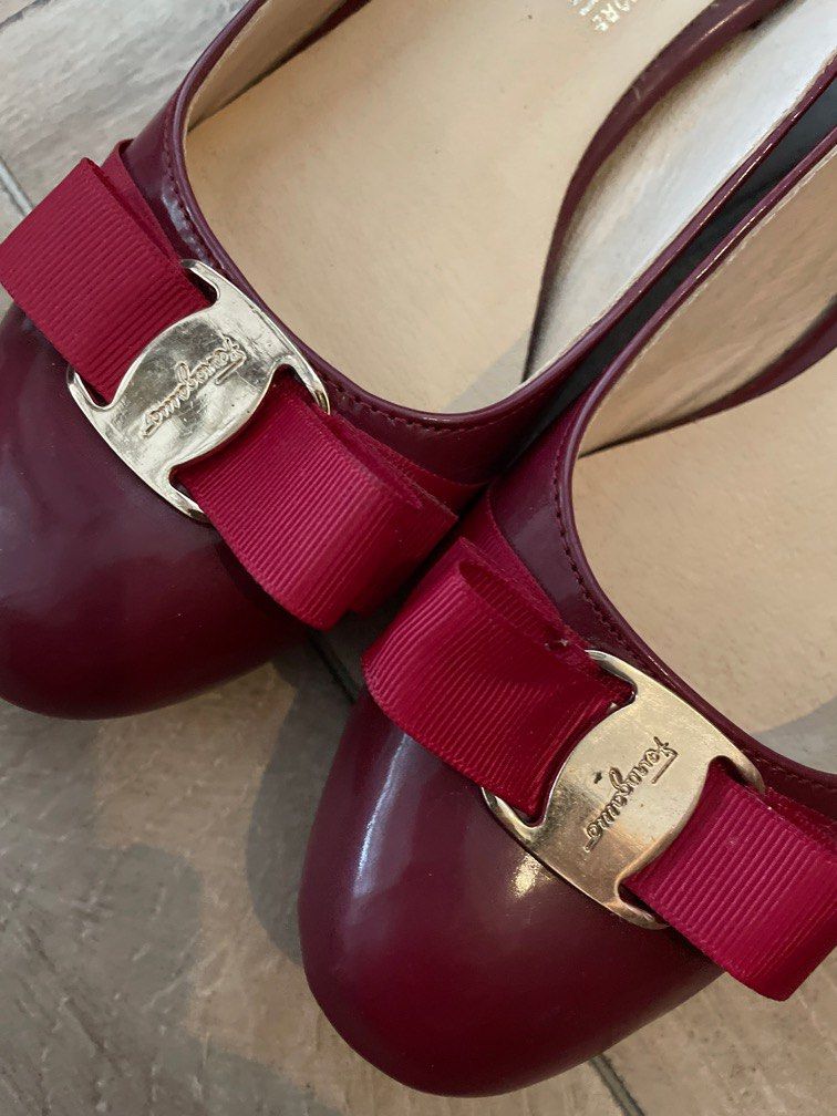 Red Ribbon Heels, Women's Fashion, Footwear, Heels on Carousell