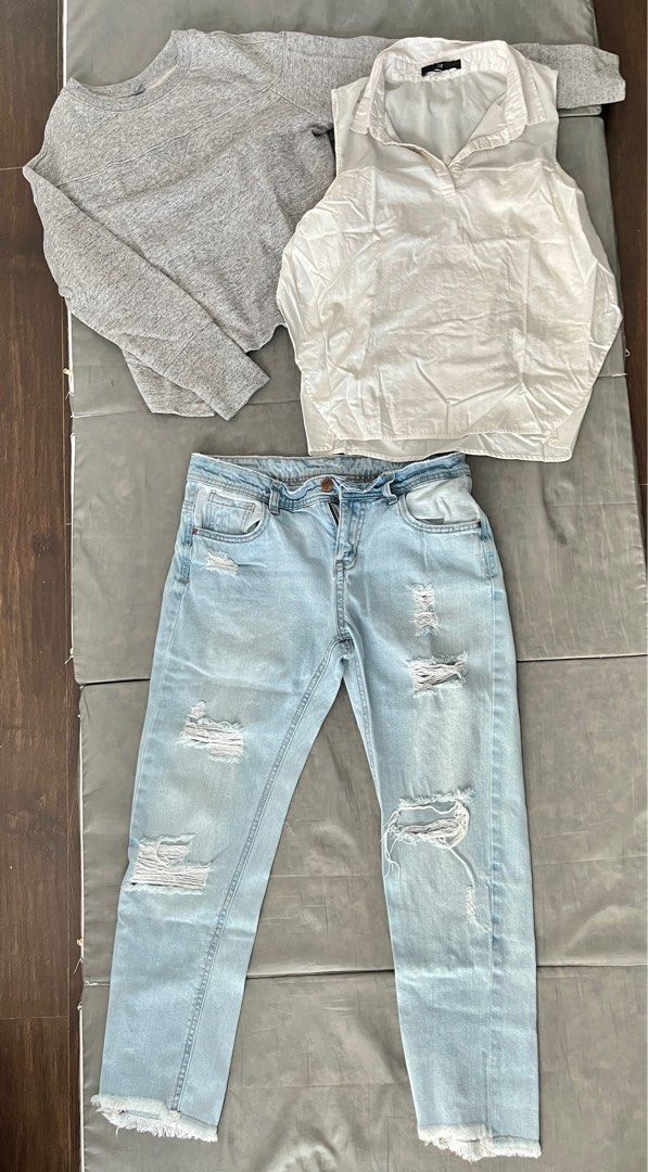Relaxed Attire Bundle, Women's Fashion, Bottoms, Jeans on Carousell