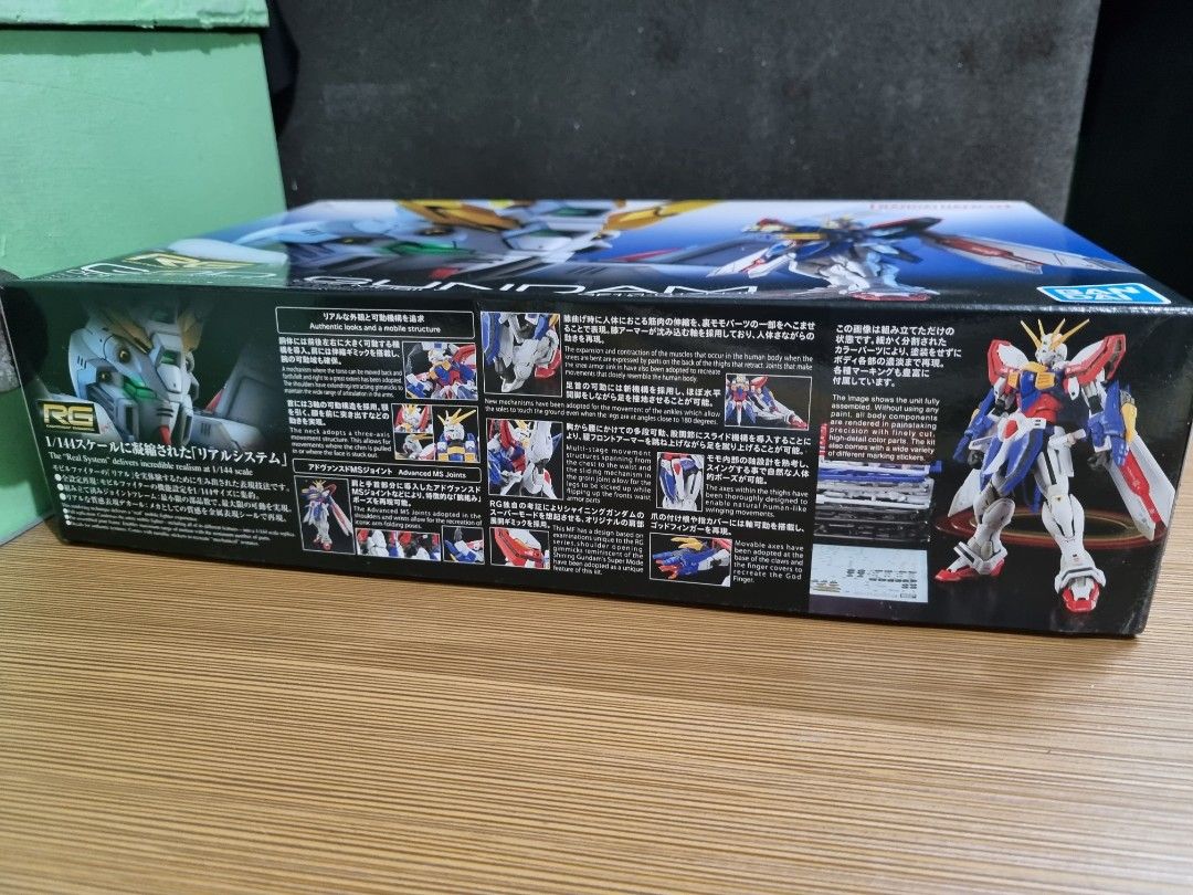 RG God Gundam Ban Dai (Box Crease), Hobbies & Toys, Toys & Games on ...