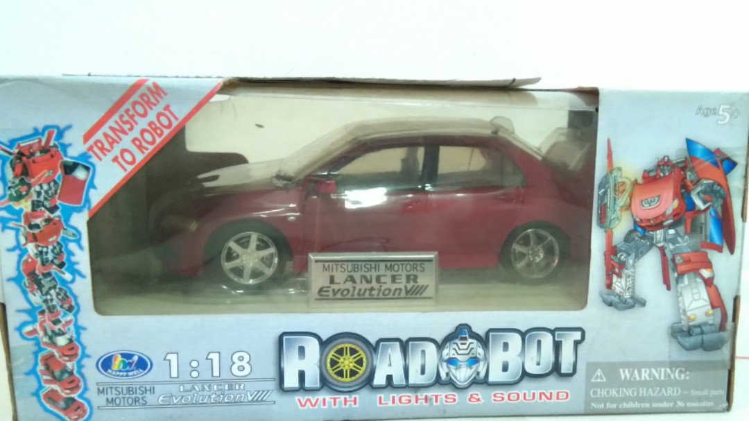 Roadbot Transformers 1:18 Mitsubishi Lancer Evo VIII Evolution 8 ...