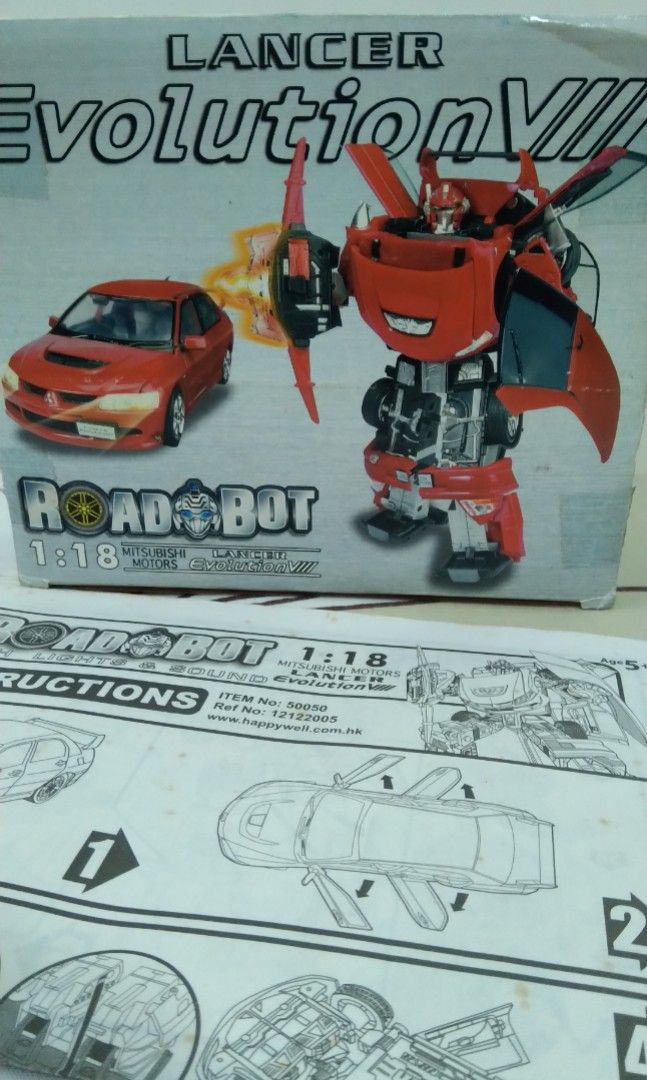 Roadbot Transformers 1:18 Mitsubishi Lancer Evo VIII Evolution 8 ...