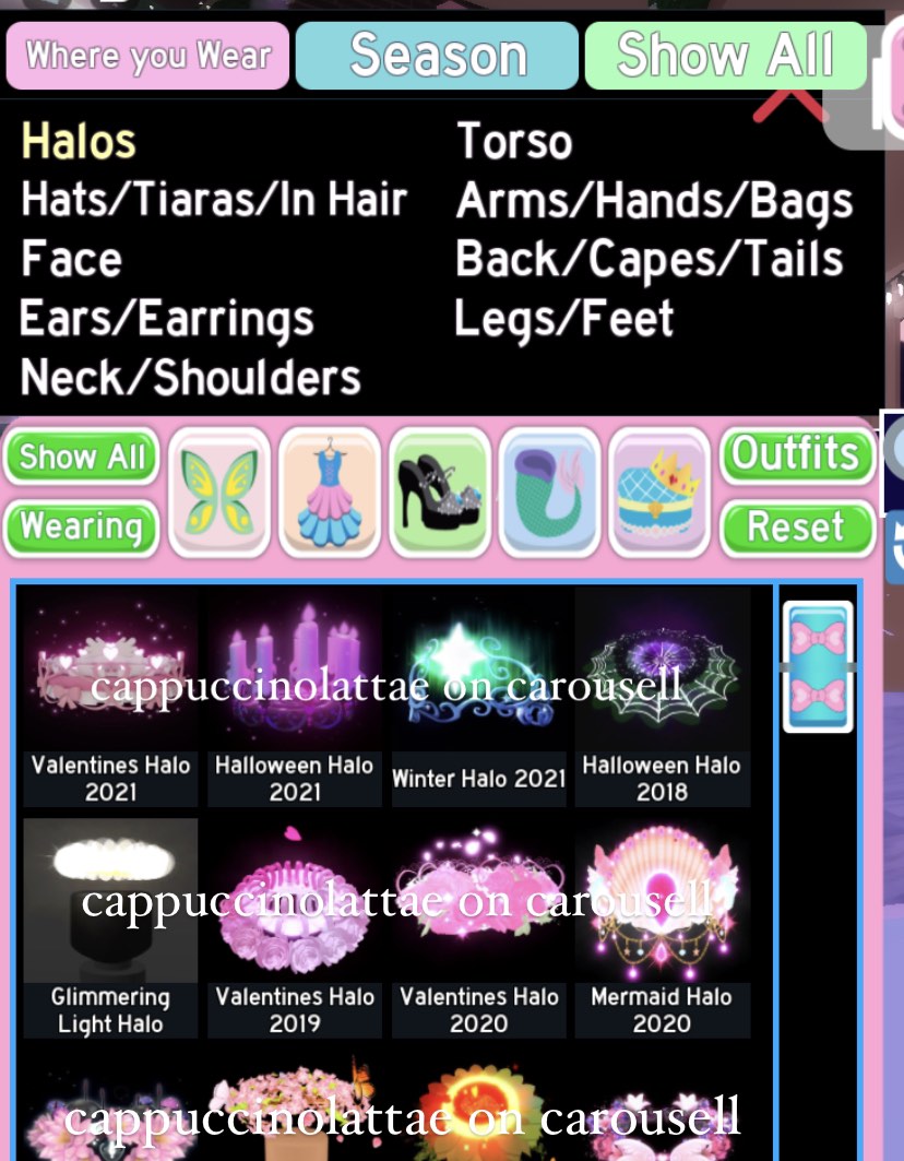 READ DESC ! royale high halos and more !! [roblox], Video Gaming ...