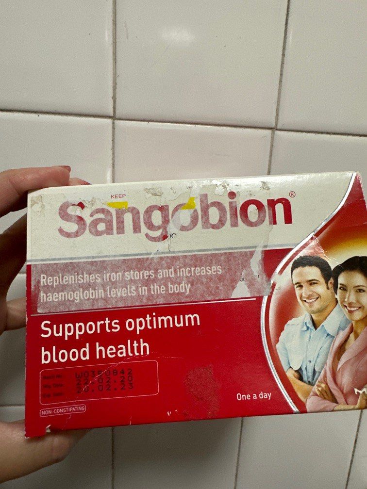 Sangobion iron, Health & Nutrition, Health Supplements, Vitamins ...