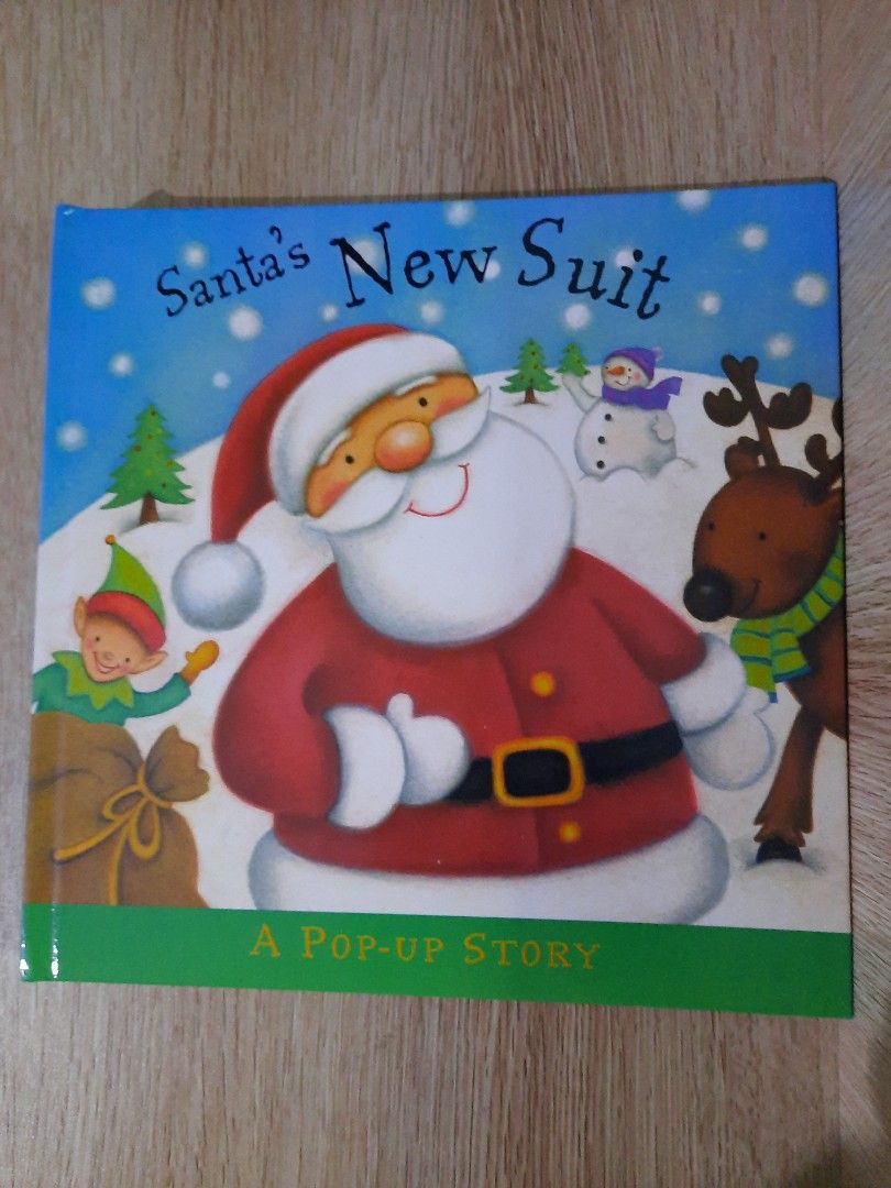 Santa's New Suit (A pop-up story), 興趣及遊戲, 書本 & 文具, 小朋友書 - Carousell