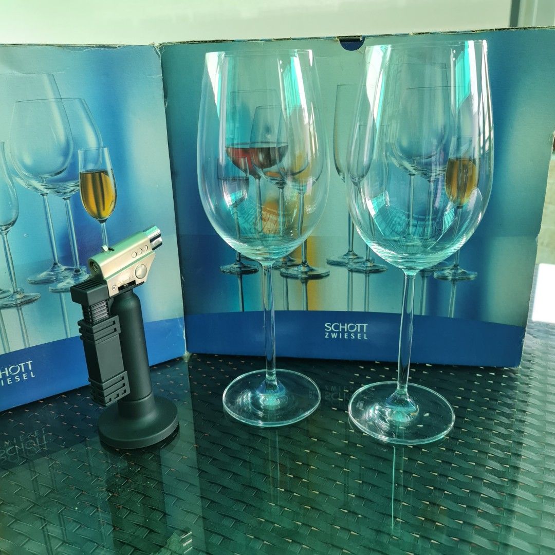 SCHOTT ZWIESEL DIVA BORDEAUX WINE GLASS, Furniture & Home Living, Kitchenware & Tableware ...