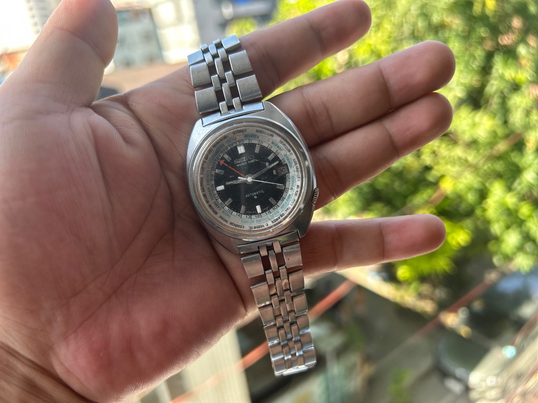 SEIKO WORLD TIME, Luxury, Watches on Carousell