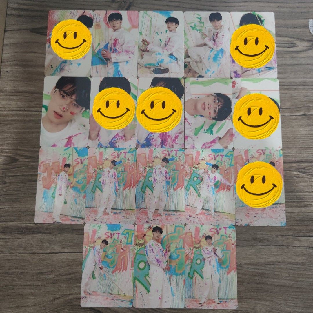 SEVENTEEN FTS Carat Version Concept Photocards, Hobbies & Toys ...