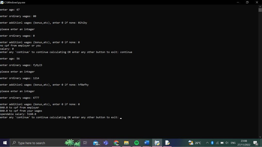 Sg Citizen Python CPF calculator, Hobbies & Toys, Stationery & Craft ...