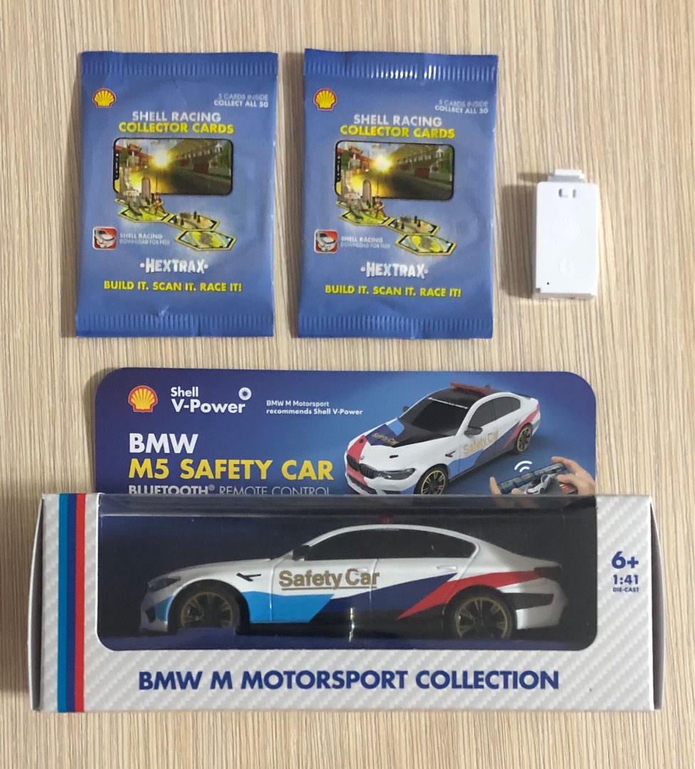 Shell BMW 搖控車 M5 safety car, 興趣及遊戲, 玩具 & 遊戲類 - Carousell