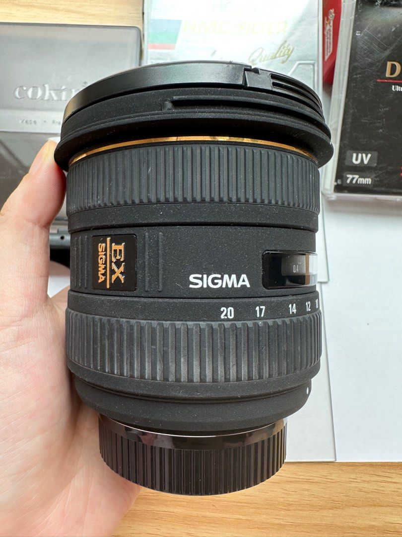 Sigma 10 to 20mm extra wide angle for Nikon with 4 filters, Photography ...