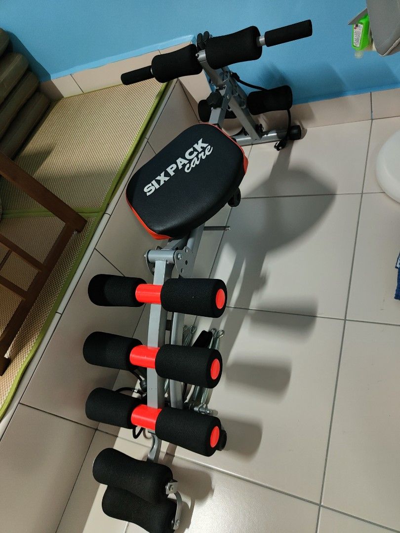 Six-pack gym set, Sports Equipment, Exercise & Fitness, Cardio ...
