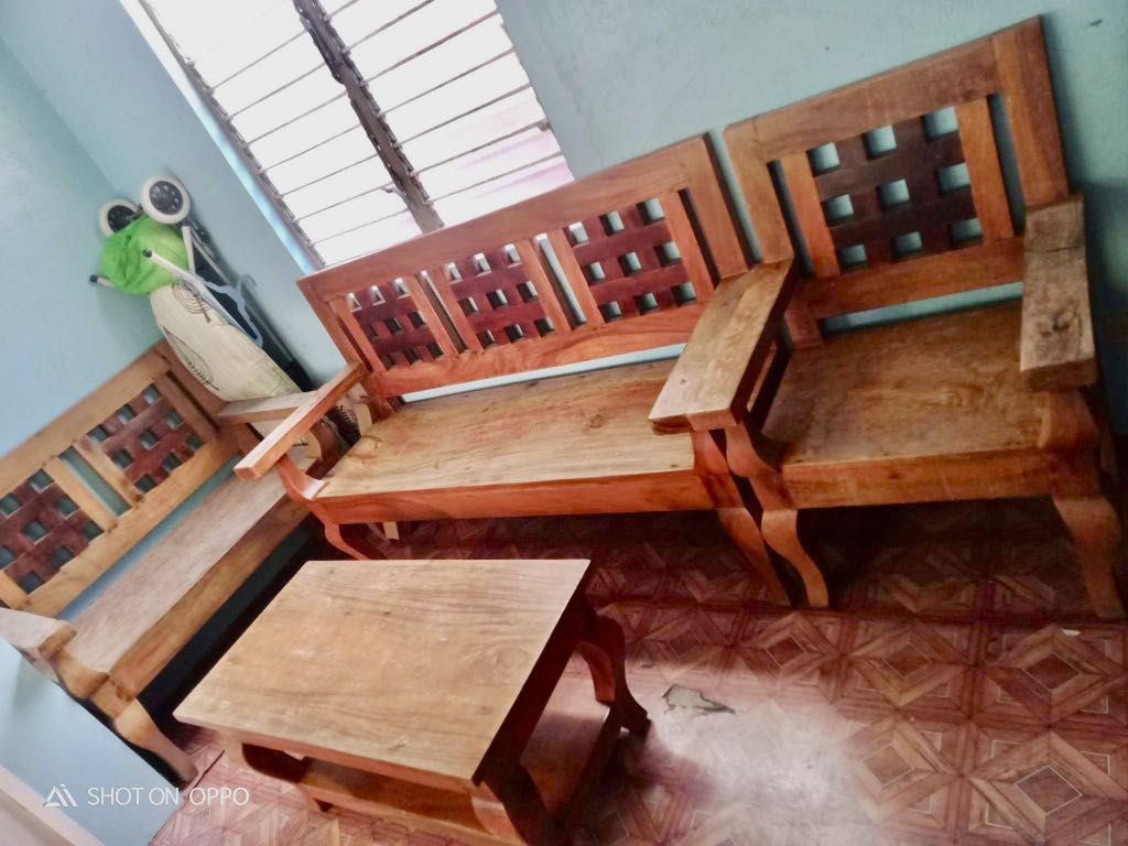 Solid Acacia Sala Set, Furniture & Home Living, Furniture, Sofas on ...
