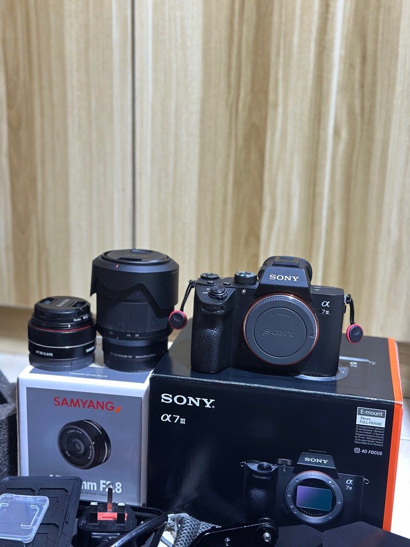 SONY A7III + Video kit + dry cabinet + Wandrd camera bag, Photography ...