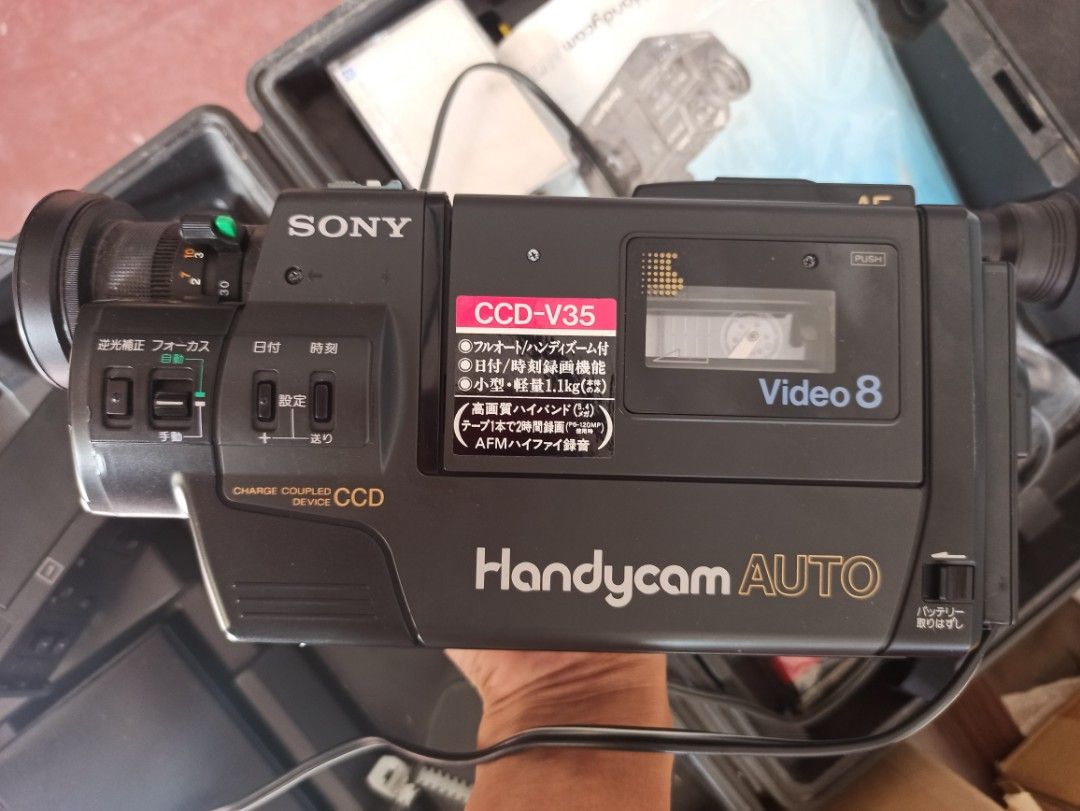 SONY VIDEO 8 HANDYCAM CCD-V35, Photography, Video Cameras on Carousell