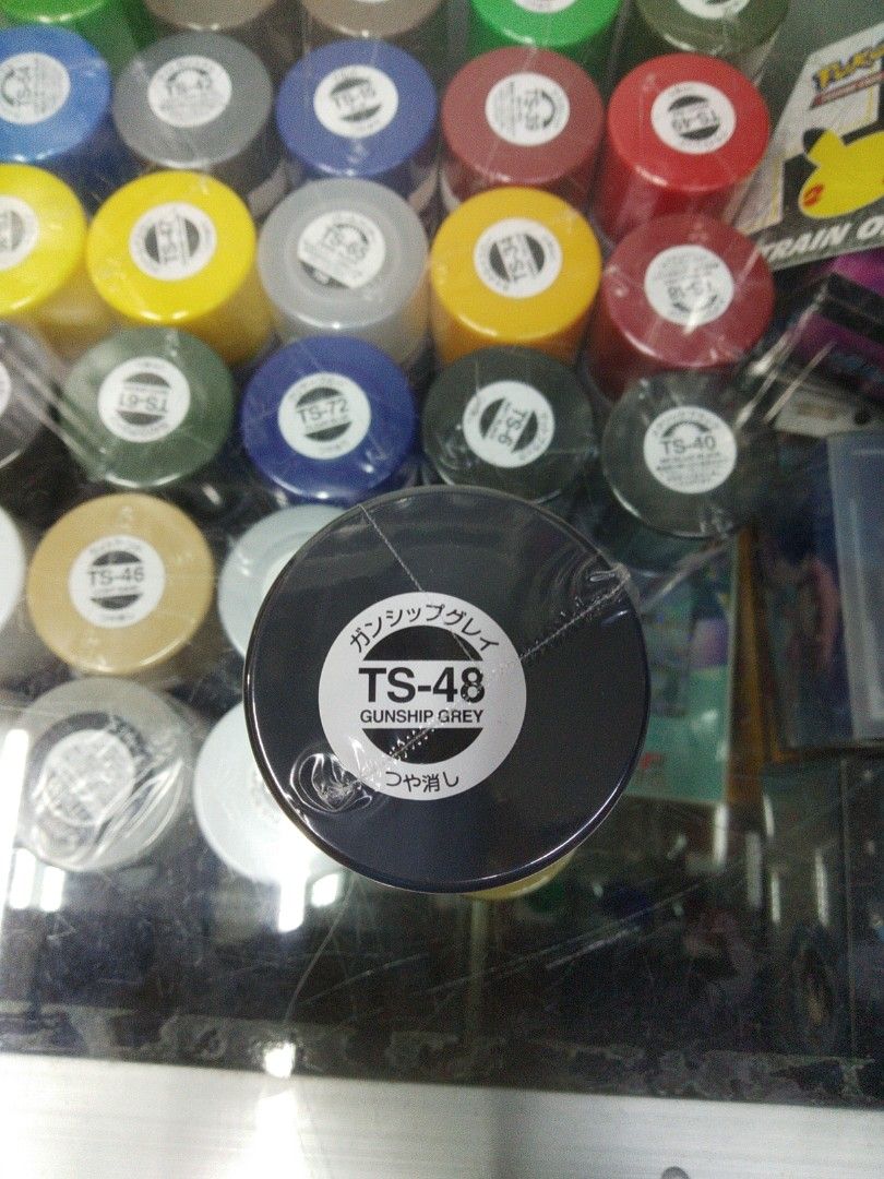 Tamiya TS-48 Gunship Grey Spray Paint for Plastic, Hobbies & Toys ...