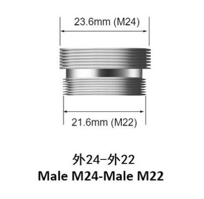 Tap Faucet adapters - M22 to M24 - Male, Furniture & Home Living ...