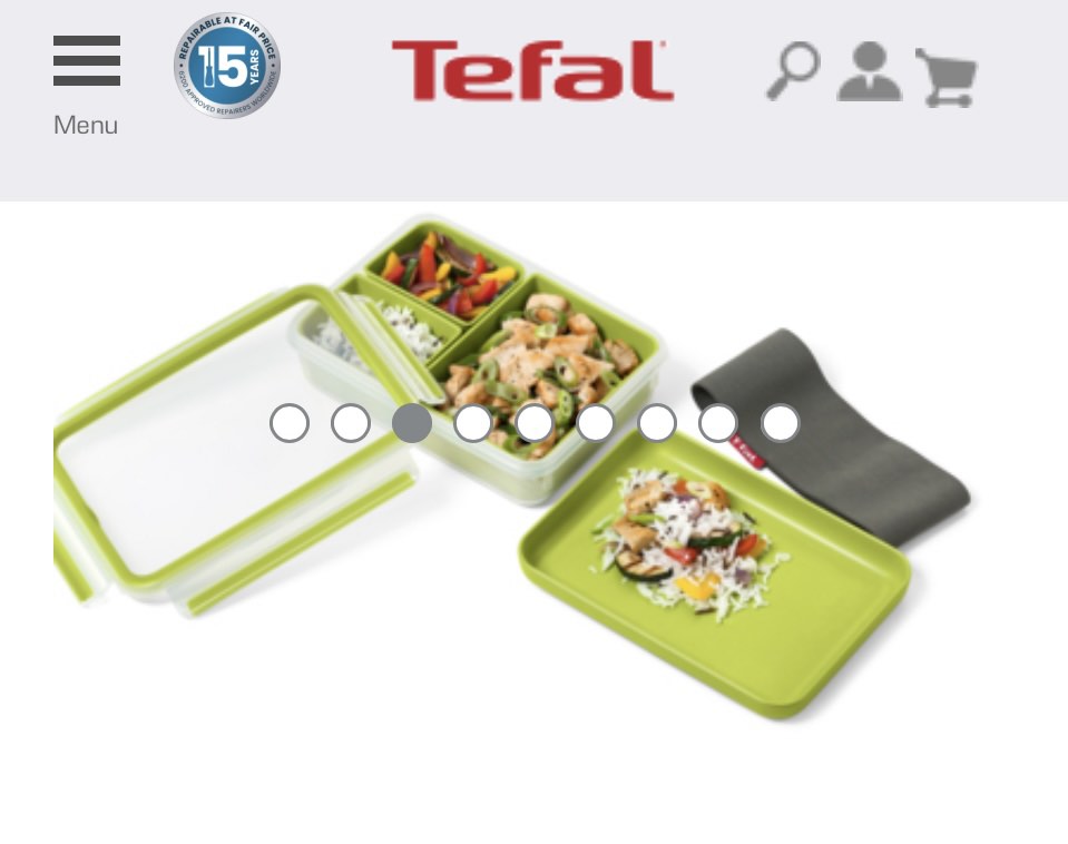 Tefal Masterseal To Go Lunchbox / Food Container / Food Storage ...
