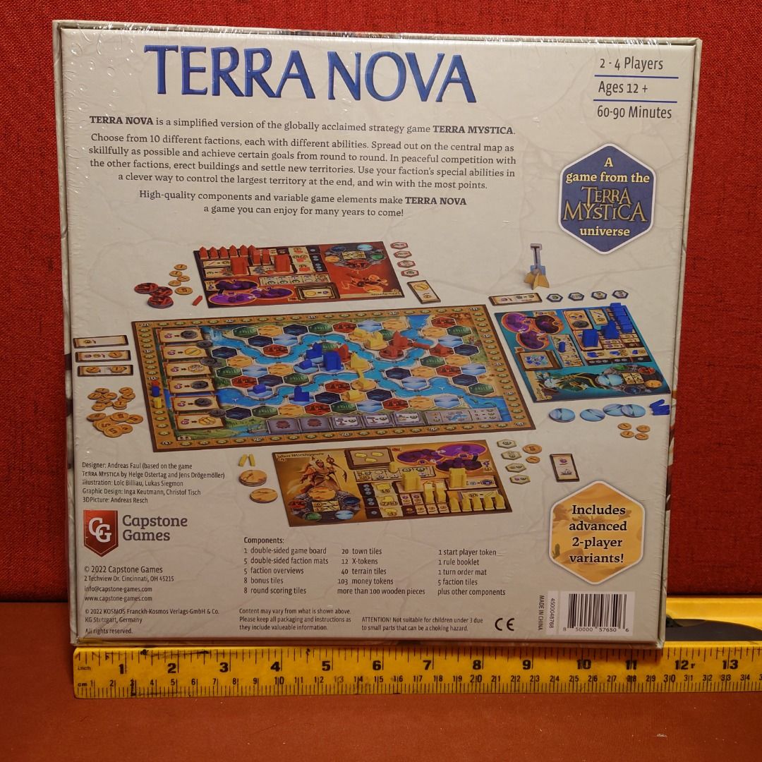 Terra Nova board game, 興趣及遊戲, 玩具 & 遊戲類 - Carousell