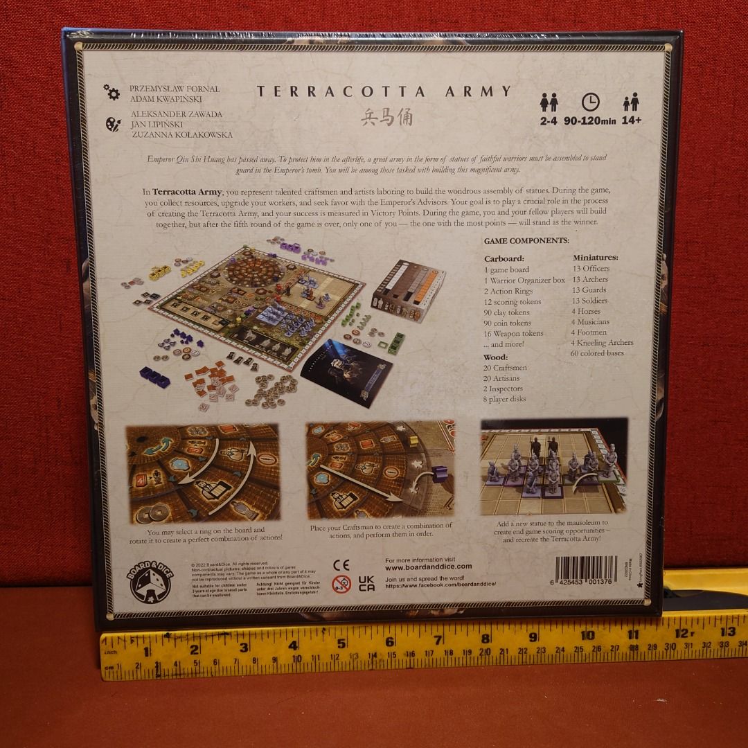 Terracotta Army board game, 興趣及遊戲, 玩具 & 遊戲類 - Carousell