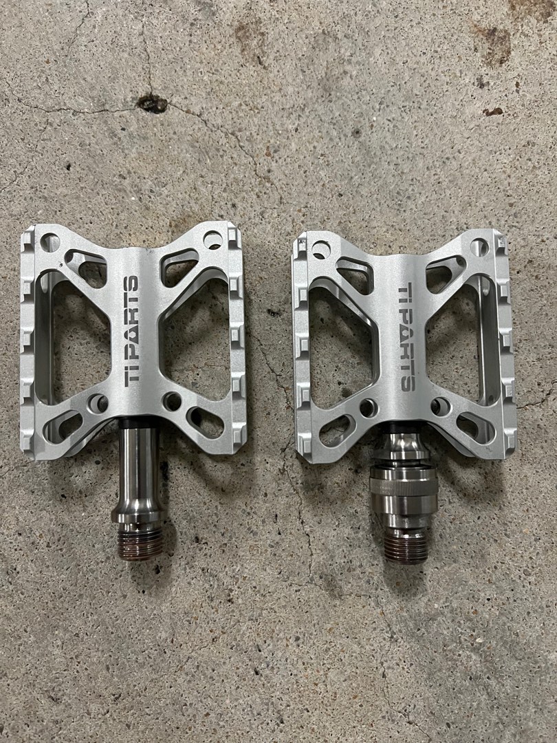 Ti Parts Workshop Double X Titanium Pedals for Brompton, Sports ...